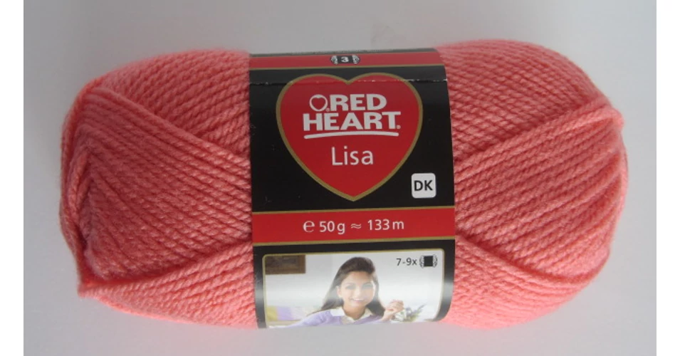 Red Heart Lisa fonal, korall színű, színkód: 08342
