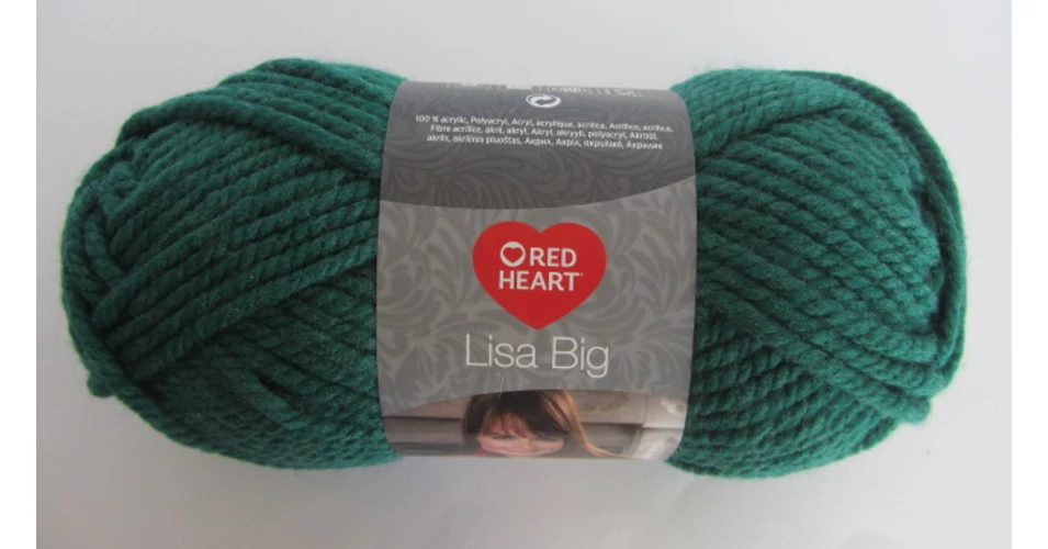 Red Heart Lisa Big fonal 200gr, zöld színű, színkód: 00201